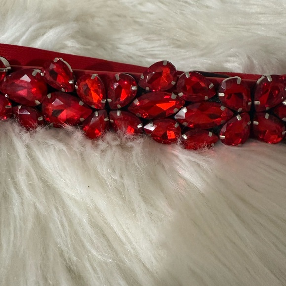 Accessories | Cute Gem Sparkling Belt With Elastic Band Fits Till Large ...